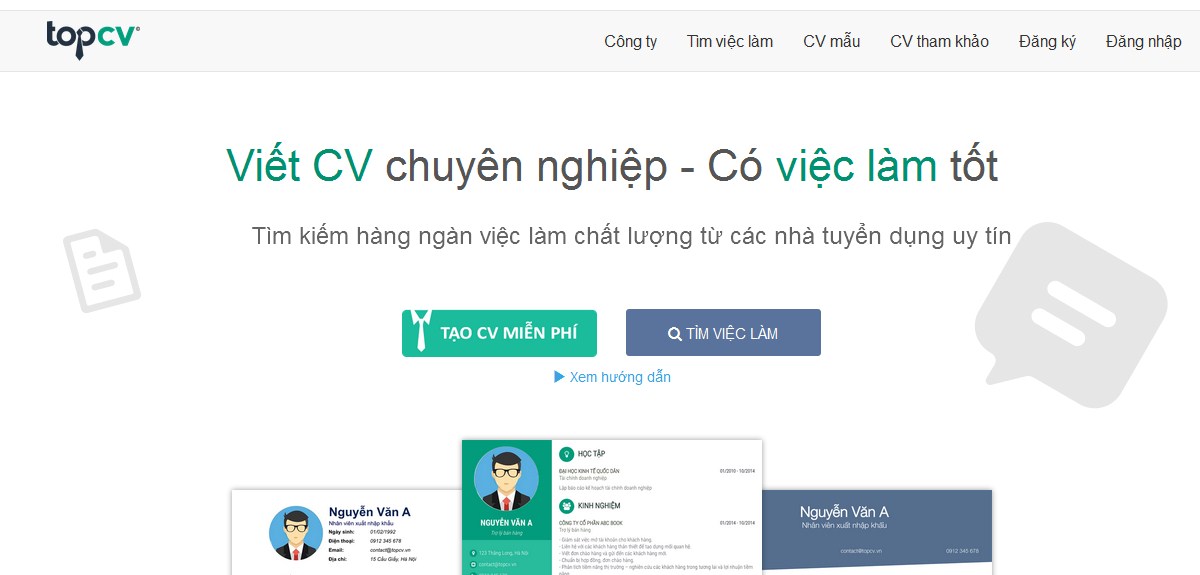 topcv - 1001vieclam Blog